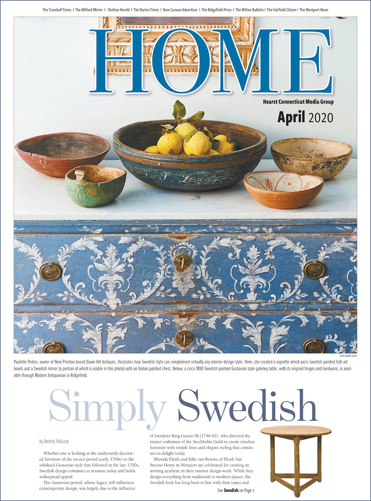 "Simply Swedish" Hearst CT, Home – Modern Antiquarian